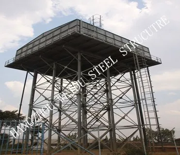 Steel Structure Elevated Water Tank Tower Or Metal Panel Type Tank ...