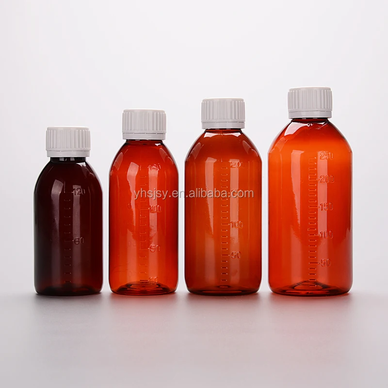 150ml Amber Pharmaceutical Grade Liquid Bottle Medicine Cough Syrup ...