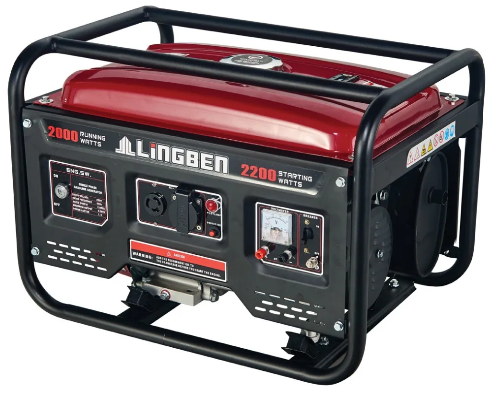 Lingben 3.3kw Petrol 40kg Portable Generators 4-stroke Lb3800e - Buy 3 ...