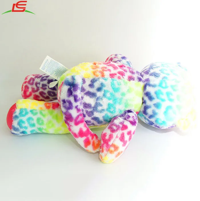 Rainbow Cat Leopard Cheetah Plush Stuffed Animal With Heart Beat - Buy ...