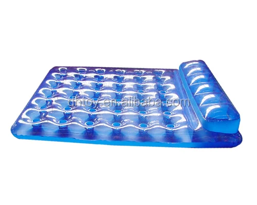 Double Designer Inflatable Swimming Pool Lilo Lounger Air Bed Mattress ...