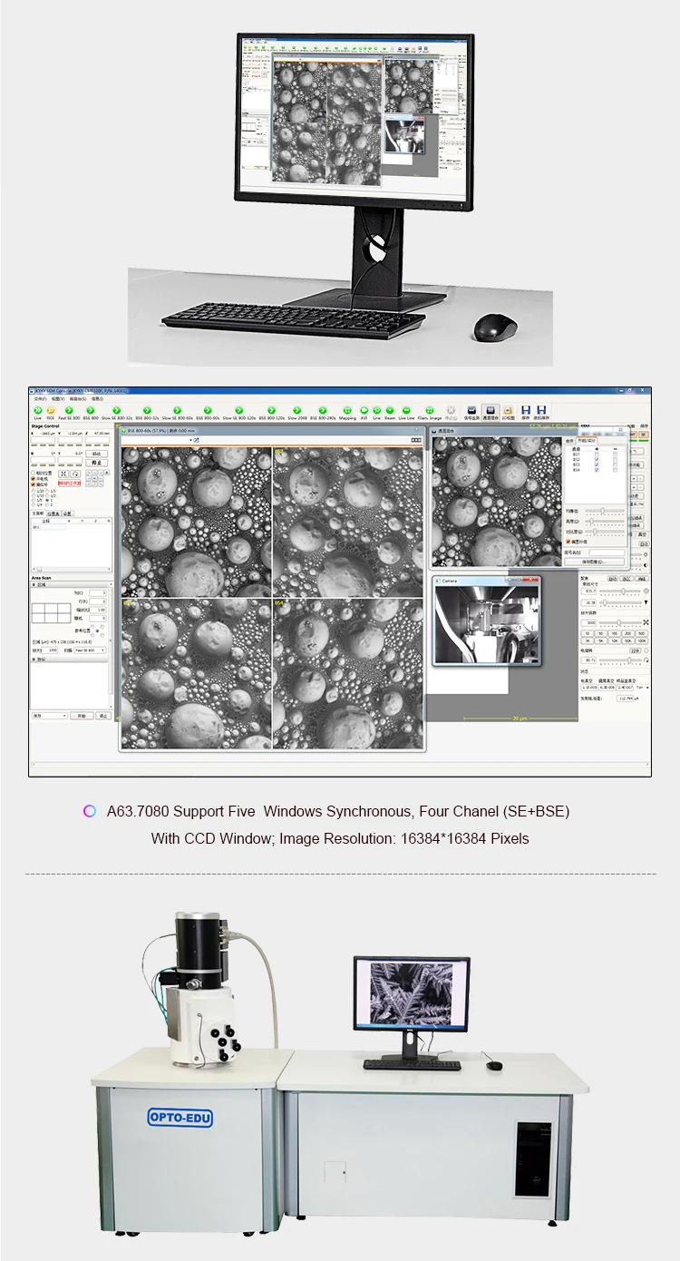 Opto-edu A63.7080 Schottky Field Emission Gun Scanning Electron ...