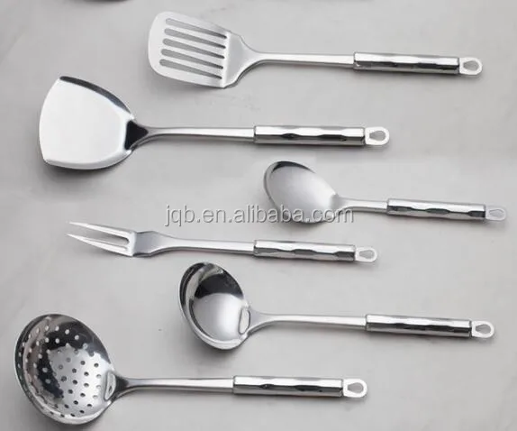 6 Pcs Stainless Steel Kitchen Tools With Hollow Handle - Buy Stainless ...