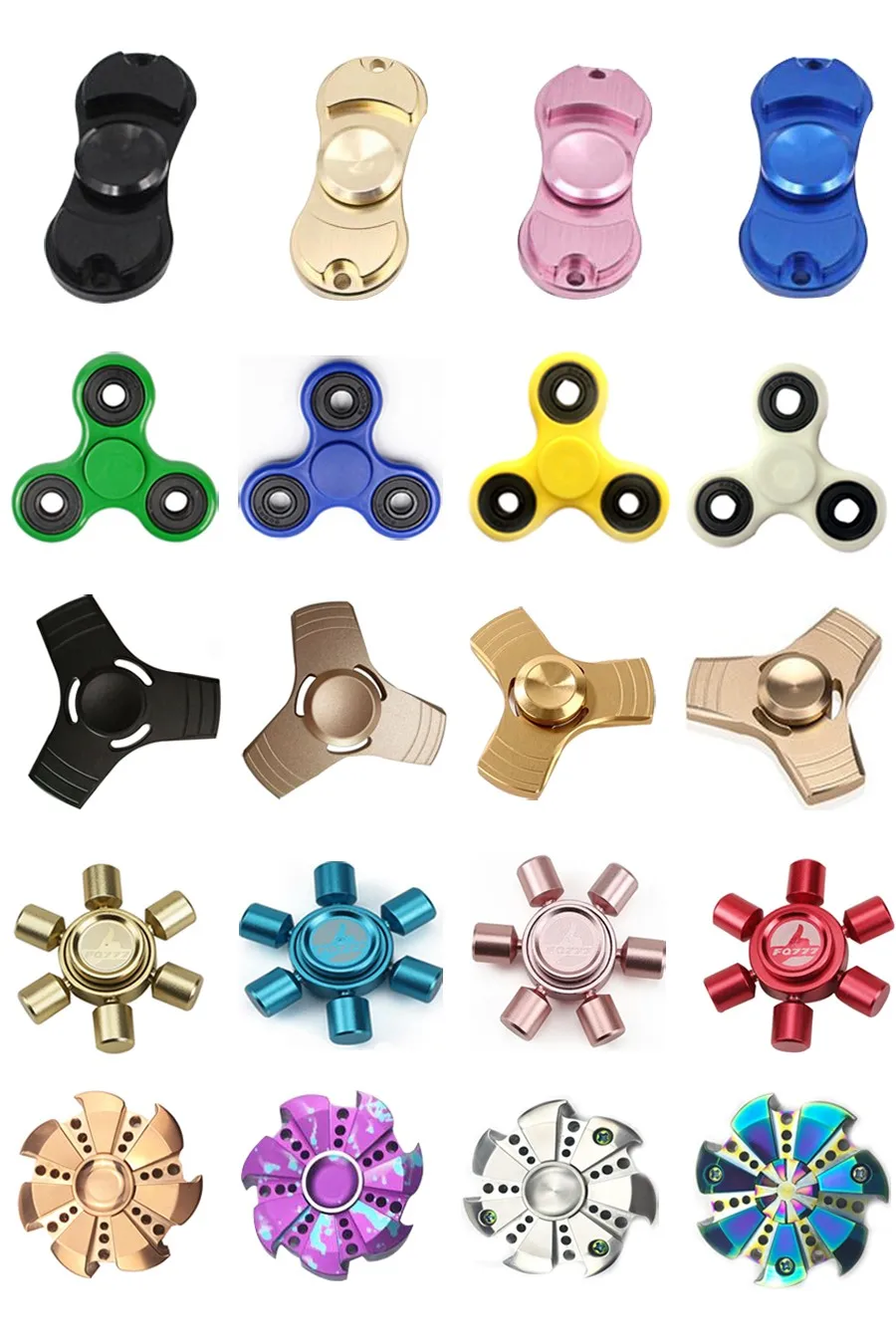 High Speed Multi Colors Customized Stress Release Hand Spinner Toys ...