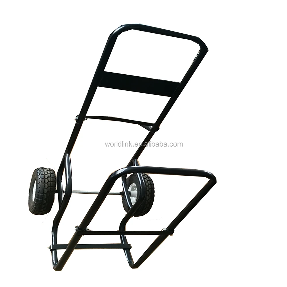 Install Steel 2 Wheels Unfoldable Garbage Collect Trolley - Buy Four ...