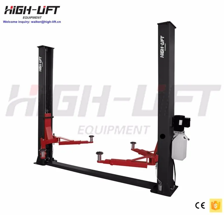 4t Hydraulic Two Post Car Lift For Garage Workshop - Buy 4t Hydraulic ...