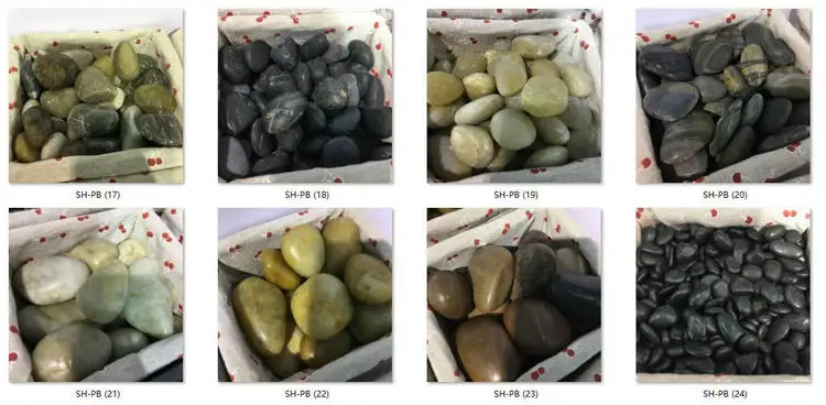 Landscaping Small Flat River Rock Stones - Walkway & Sidewalk