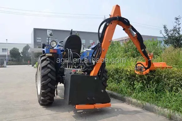 model tractor PTO use arm hydraulic telescopic side cutting 1800cm ...