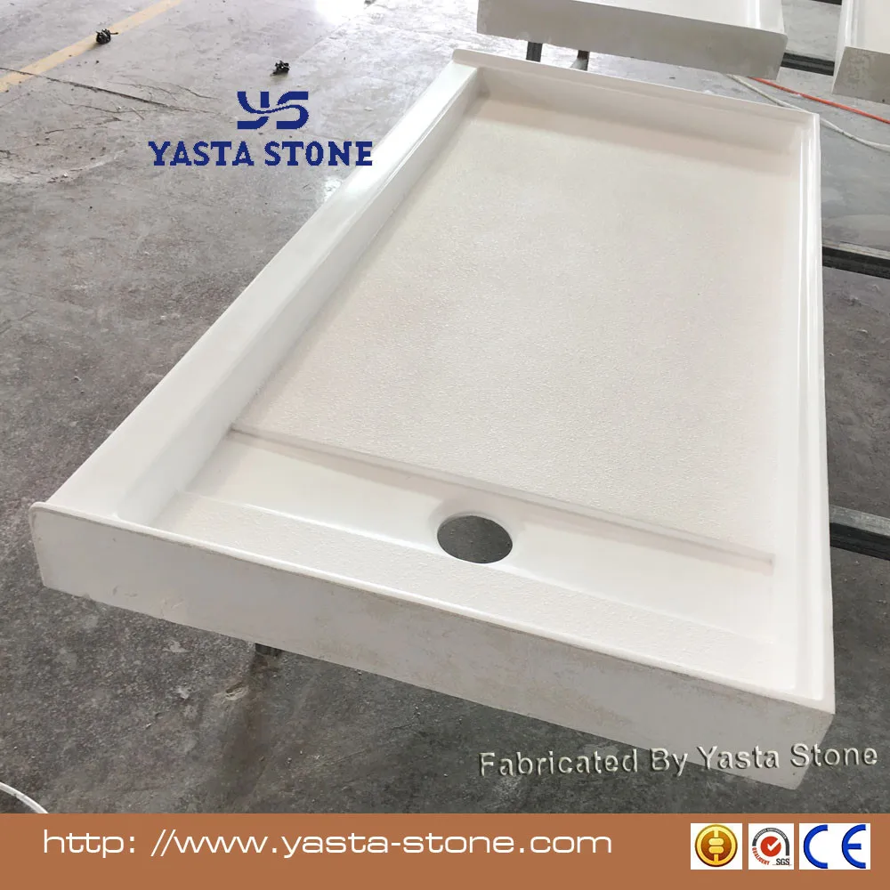 Wholesale Usa Cast Cultured Marble Hospitality Brands Shower Tub Pan ...