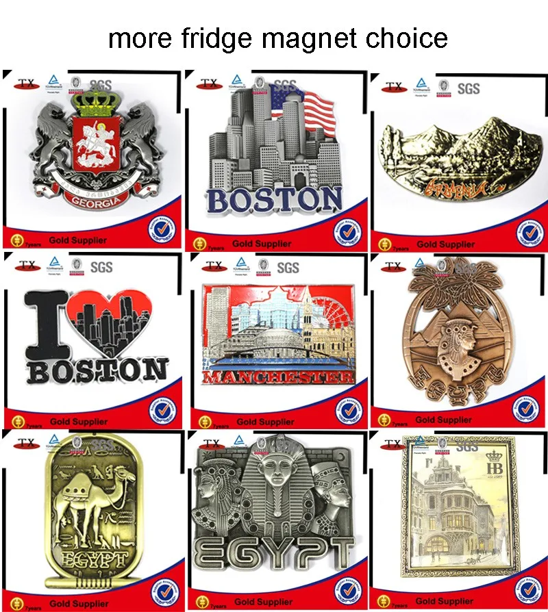 Boston American Country Souvenir Fridge Magnets - Buy Country Souvenir ...