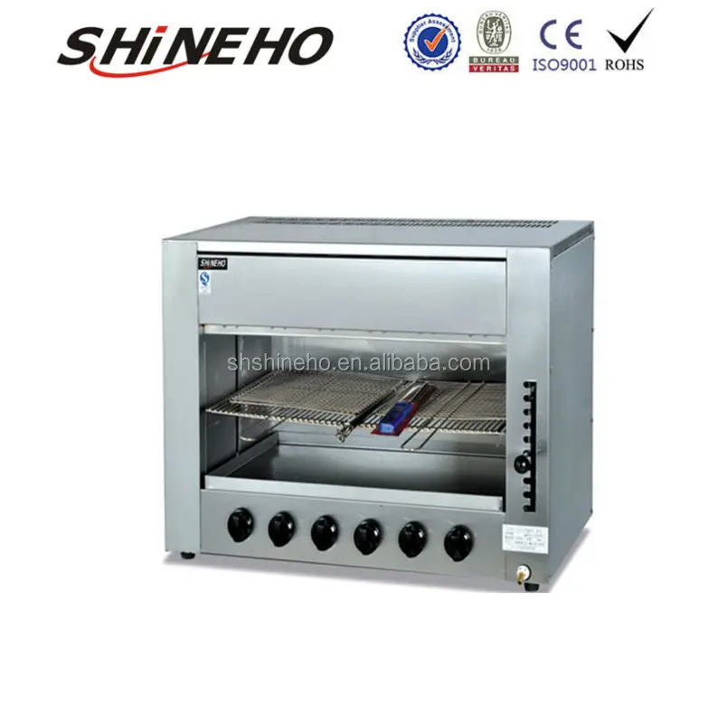 W149 With Six Burners Gas Infrared Salamander/counter Top Infrared ...