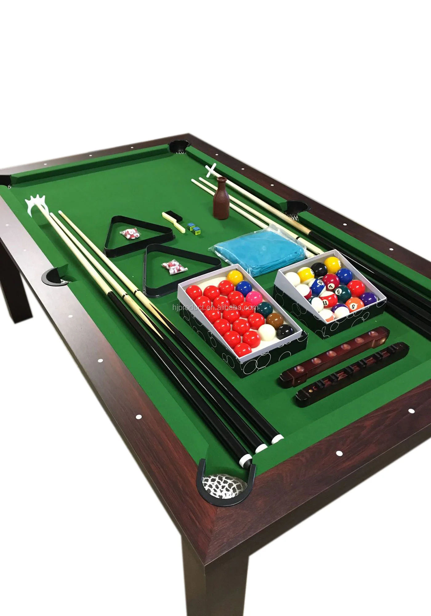 7 Foot Dining Pool Table - Convertible Billiard Table