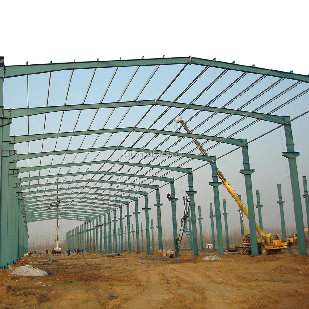 Industrial Turnkey Long Span Roof Truss Warehouse/steel Truss Building ...