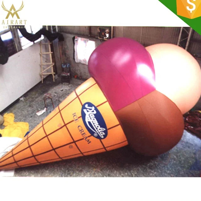 Sweet Inflatable Ice Cream Cone - Kids’ Advertising Billboard