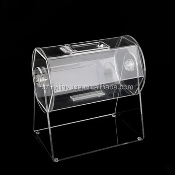 360 Rotating Acrylic Lucky Draw Box for Party Activities