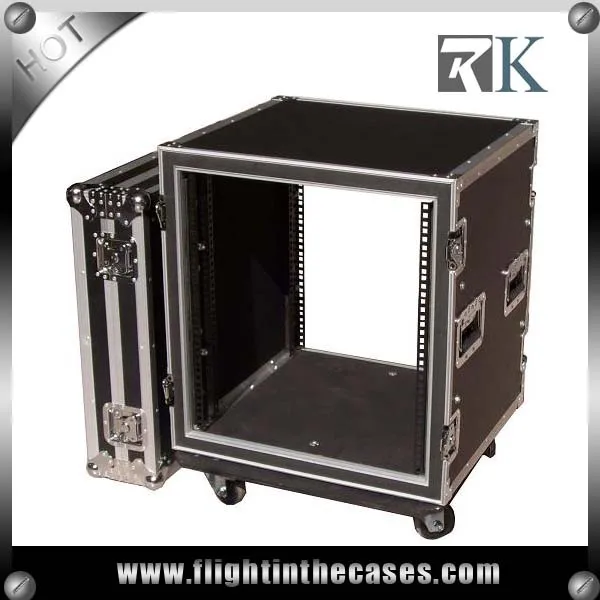 14u 19 Inch Standard Aluminum Plywood Mixer Rack Flight Case With Table ...