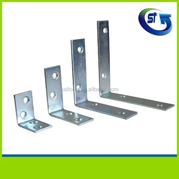 90 Degree Custom Made Right Angle Galvanized Steel Shelf Bracket - Buy ...