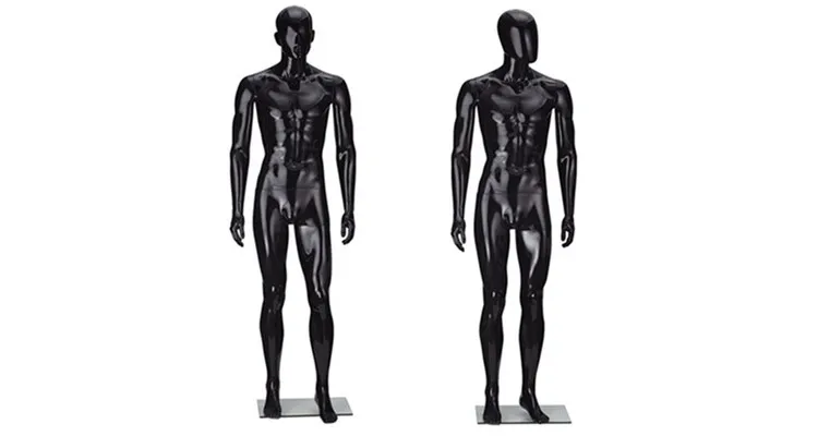 Female Mannequin Headless Manikin Metal Stand Plastic Full Body (White ...