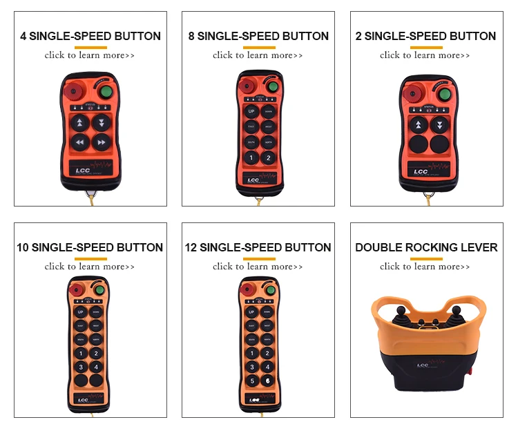 Custom High Quality Industrial Joystick Wireless Radio Crane Remote ...