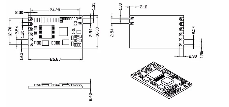 G-nicerf Sv610 Si4462 433 Mhz 1,4 Km Drahtlose Rf Sender Und Empfänger ...