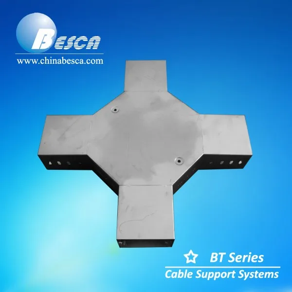 2 Compartment Black Trunking Type Cable Tray Trunking