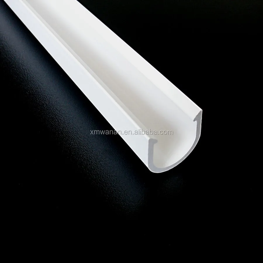 1 Inch White Pvc Bumper Strip Plastic Cover For Supermarket Counter ...