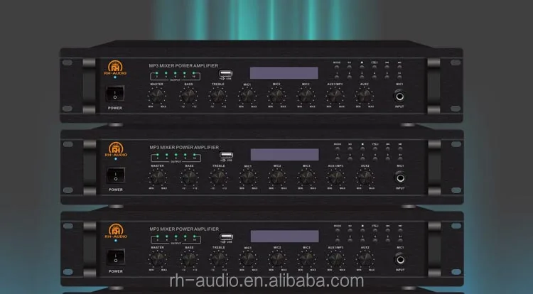 Rh-audio High Quality Pa System Mp3 Mixer Amplifier With Usb Port For ...