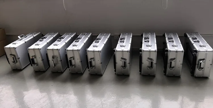 Multifunction Led Light Sample Case Led Test Display Suitcase For ...