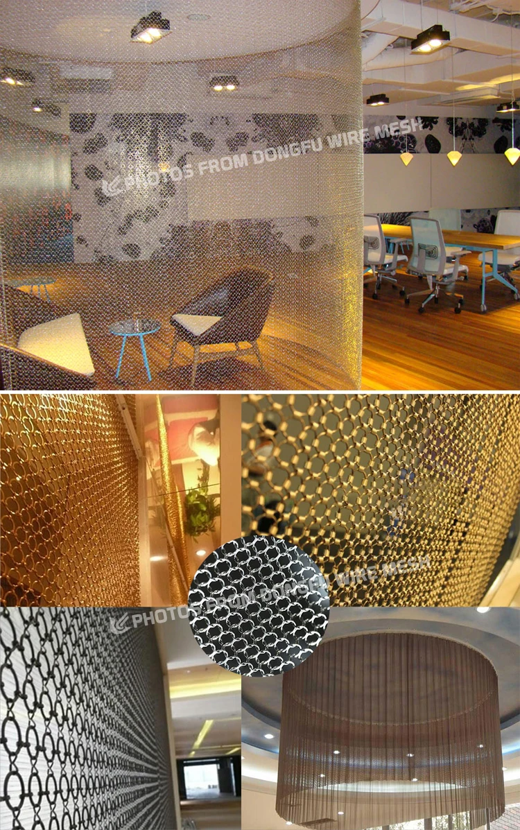 Dongfu Stainless Steel Chain Mail Fabric - Durable & Versatile