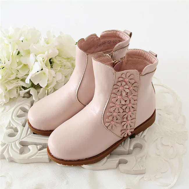 2015 New Winter Girls Fancy Boots Half Boots Warm Winter Children Shoes ...