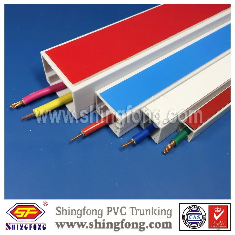 Self-adhesive 12x12 Square Pvc Cable Trunking Tray - Buy 12x12 Square ...