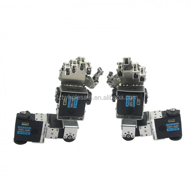 Humanoid Robot Arm with Fingers Manipulator & Servo for DIY Robotics ODM