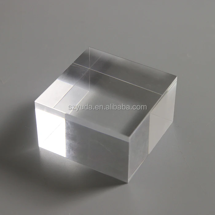 Water Clear Acrylic Solid Display Block For Mineral Plastic Specimens ...