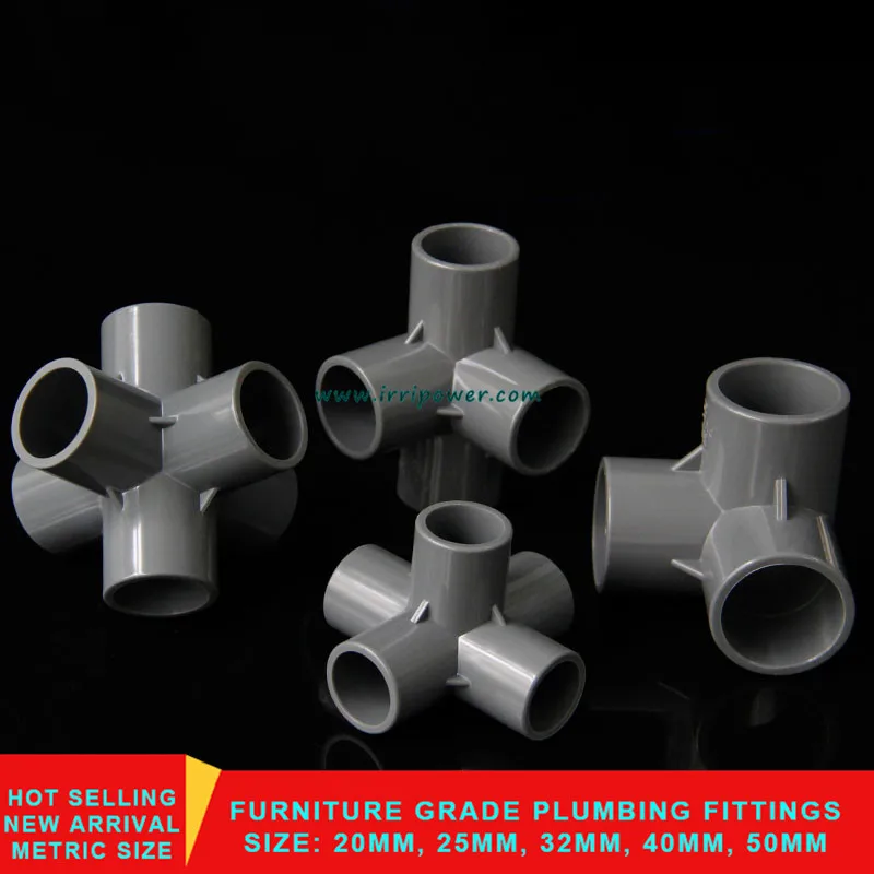Astm Schedule 40 Pvc Pipe Fittings 3 And 4 Way Elbow - Buy 3 And 4 Way ...