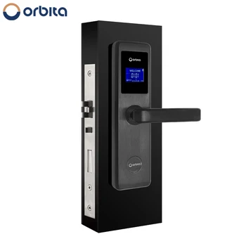 Rf Swipe Swipe Key Card Door Lock System Lcd Entry Door Lock Rfid Lock ...