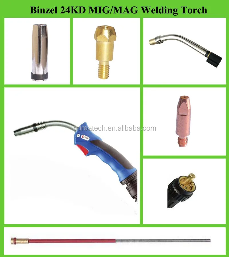 Binzel 24kd Mig/mag Welding Torch - Buy Welding Torch,Mig Welding Torch ...
