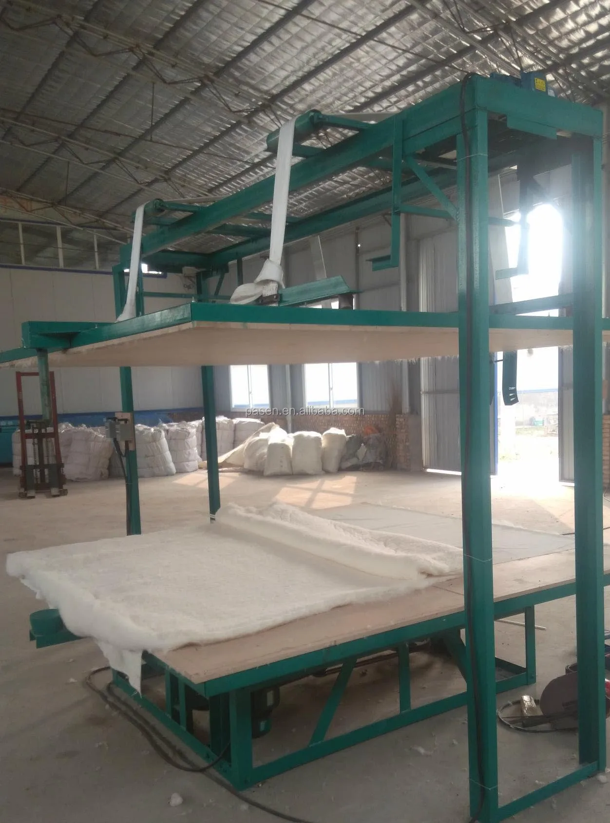 Automatic Cotton Quilt Batting Pressing Forming Machine Comforter Batts ...