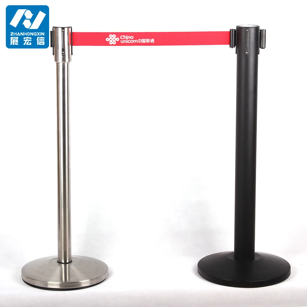 Bank Queue Line Control Barricade,Retractable One Meter Belt Barrier ...