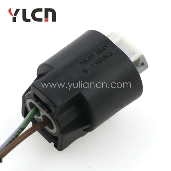 Female 2 Pin Wire Harness Connector 1718555-1 - Buy Female Wire ...