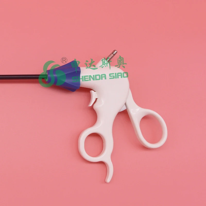 Laparoscopic Instrument Disposable Double Action Curved Scissors - Buy ...