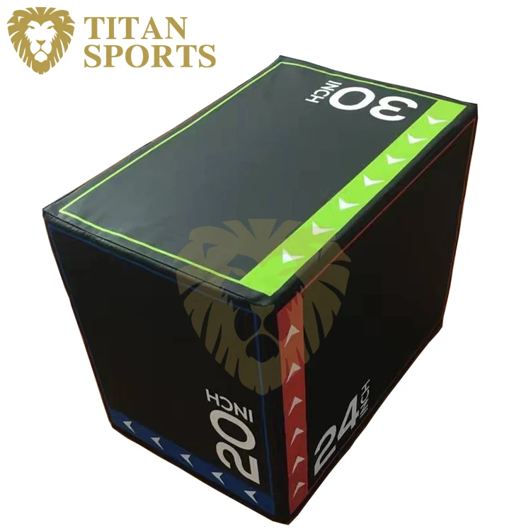 20x24x30 Inch Soft Plyometric Jump Box - Durable & Customizable