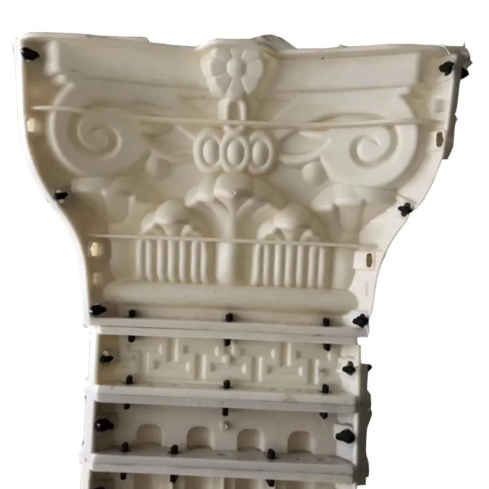 Concrete Square Column Pillar Head Capital Top Molds