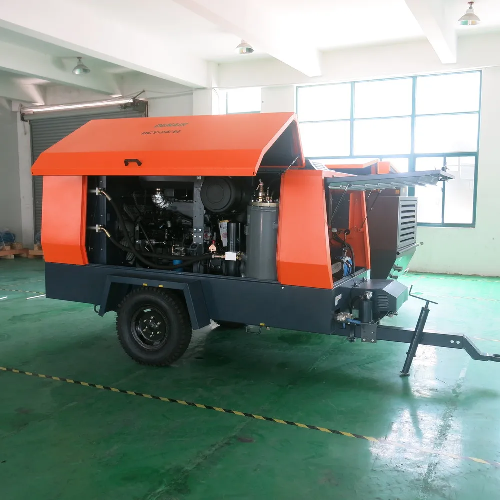 8kg Towable Electric Motor Screw Compressor For Road - Buy 8kg Towable ...