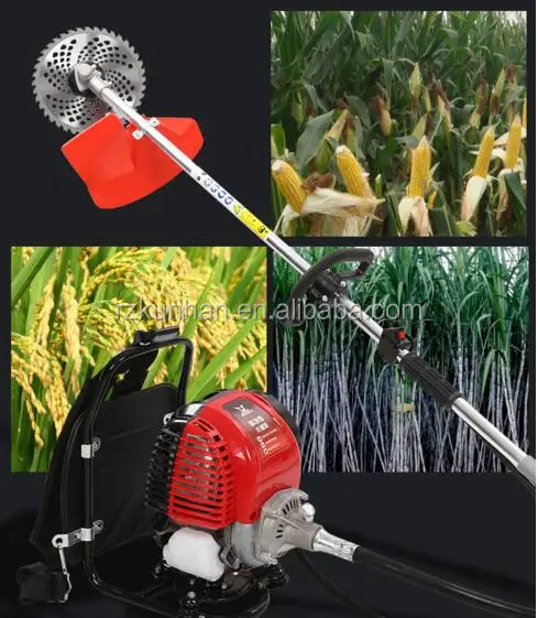 Two Stroke Four Stroke Knapsack Gasoline Lawn Mower Weeding Machine for ...