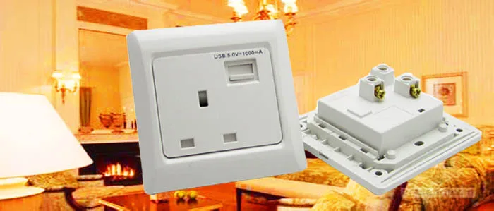Multi Function Universal Double Power Electrical Sockets Usb Wall ...