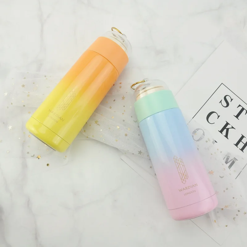 Color Changing Stainless Steel Flask Bottle Gradient Vacuum Bottle ...