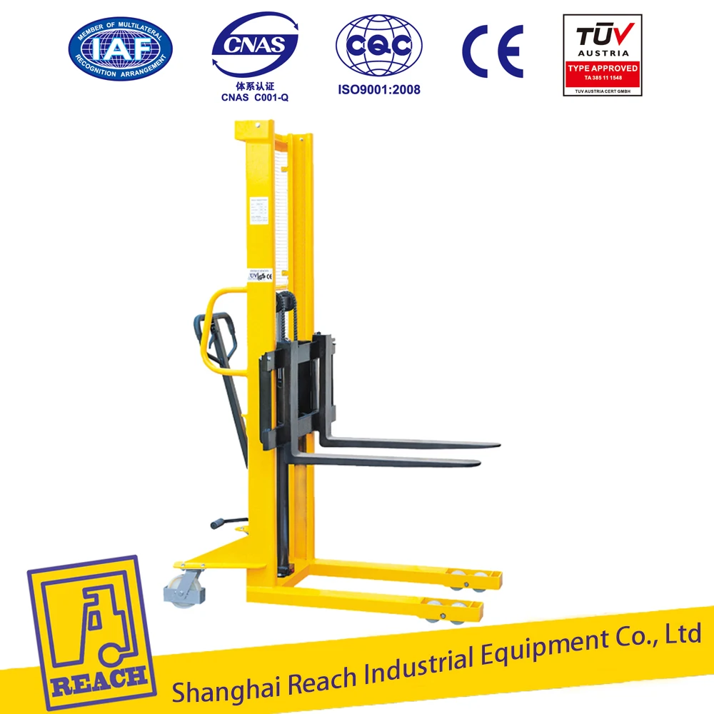 Hand Operated Manual Forklift Manual Hydraulic Pallet Stacker - Buy ...