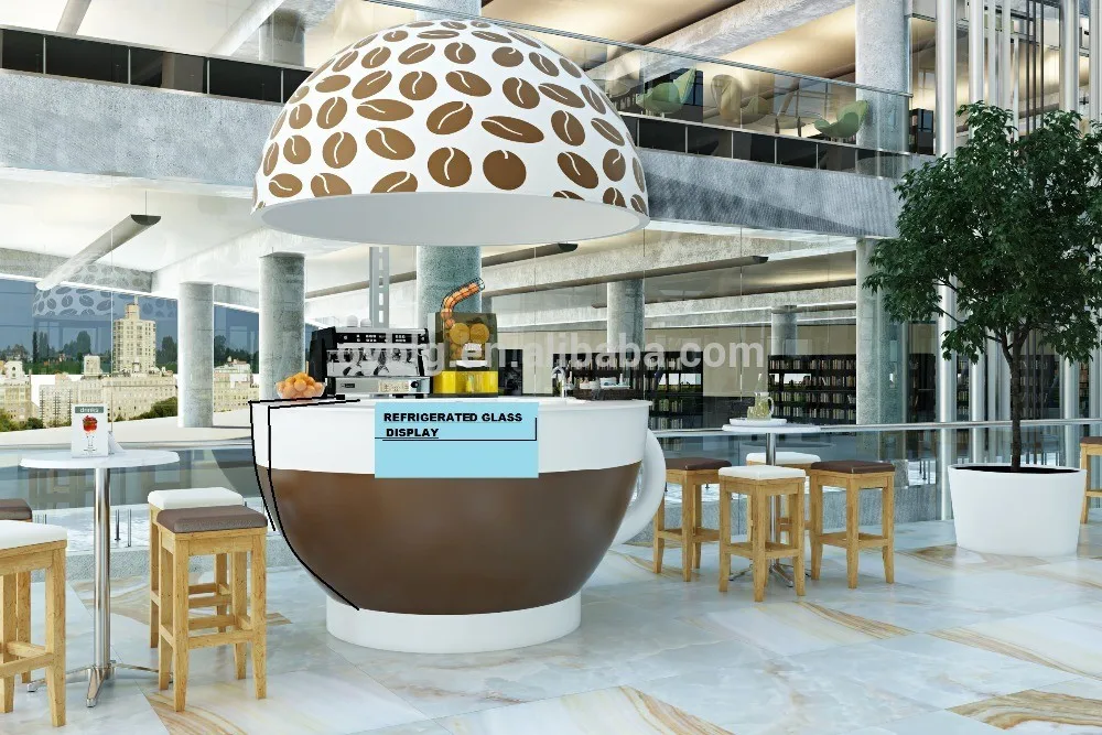 Outdoor Mobile Custom Made Strawberry Fiberglass Food Kiosk Juice Bar ...