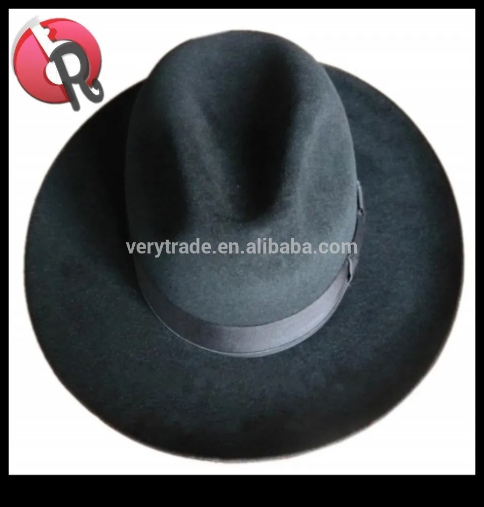 Men's Adult Rabbit Fur Felt Soft Jewish Borsalino Hat - Buy Jewish ...