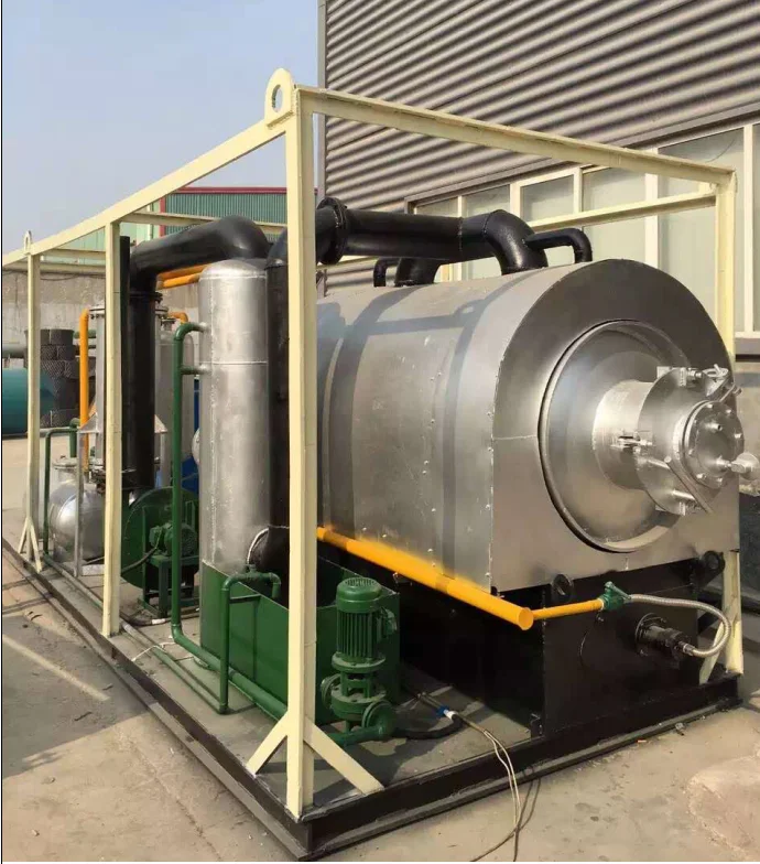 New Design Easy Delivery 2 Ton Mobile Pyrolysis Machine - Buy 2 Ton ...